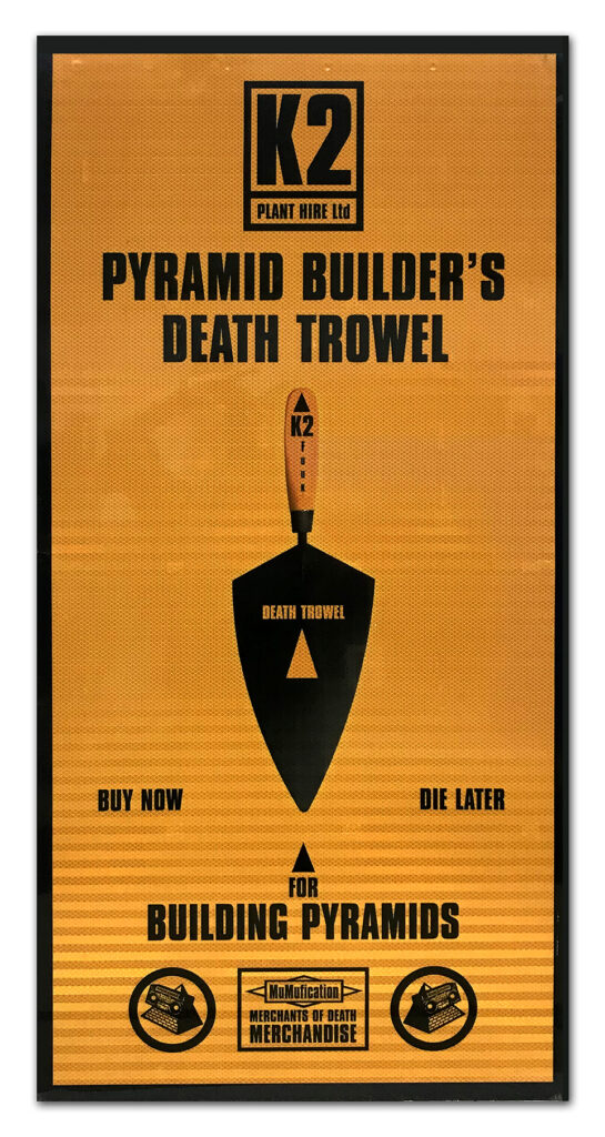 FUUK DEATH TOOLS Reflective Site Signs - The Peoples Pyramid